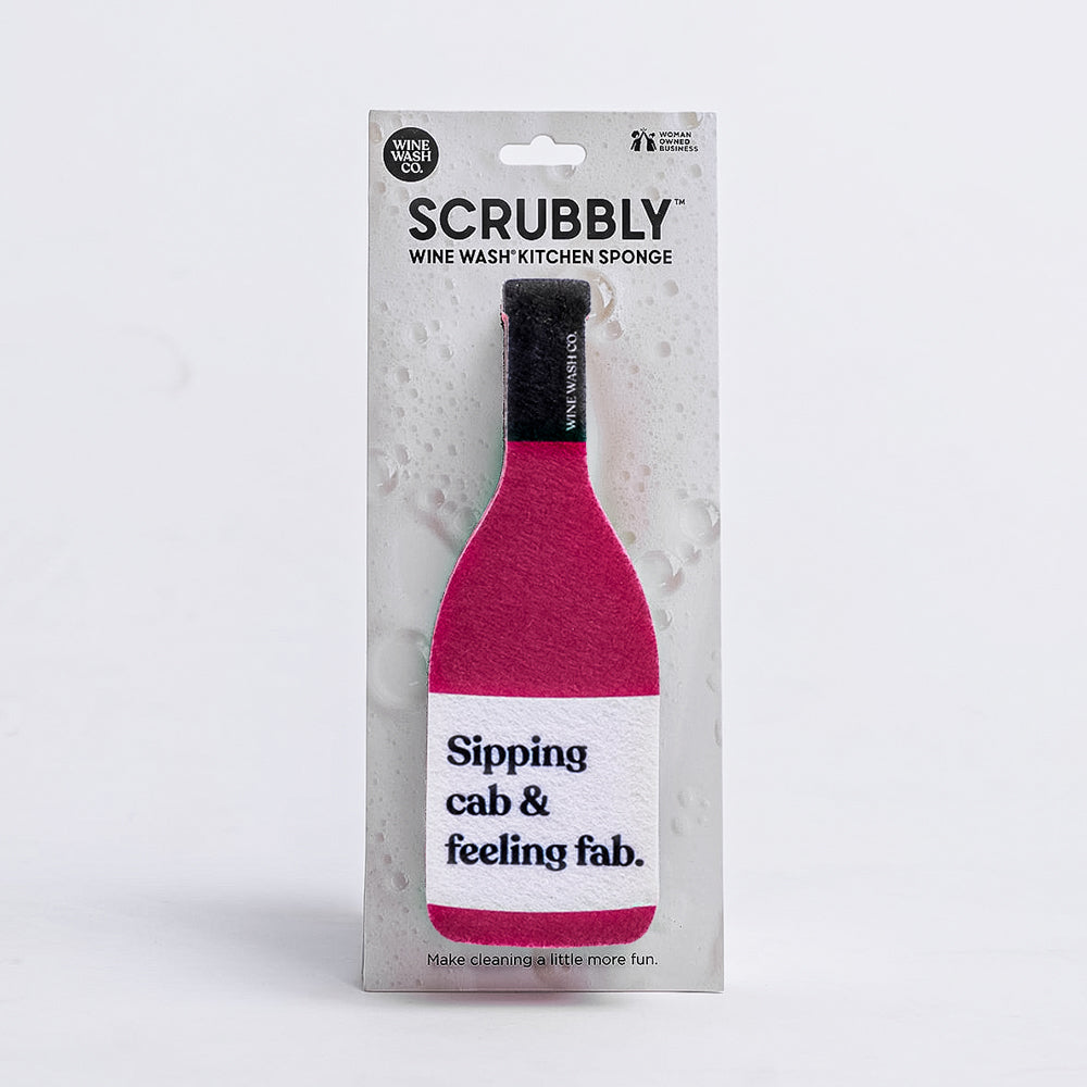Scrubbly™ Sponge | Cabernet kitchen sponge!– Wine Wash Co.