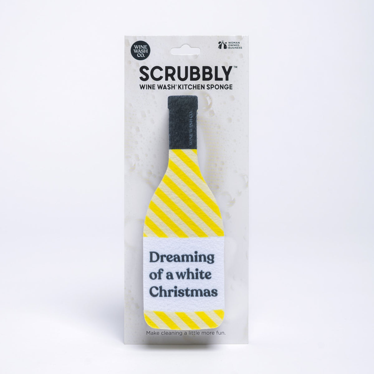 Scrubbly™ Kitchen Sponge - Dreaming of a White *Wine* Christmas– Wine ...