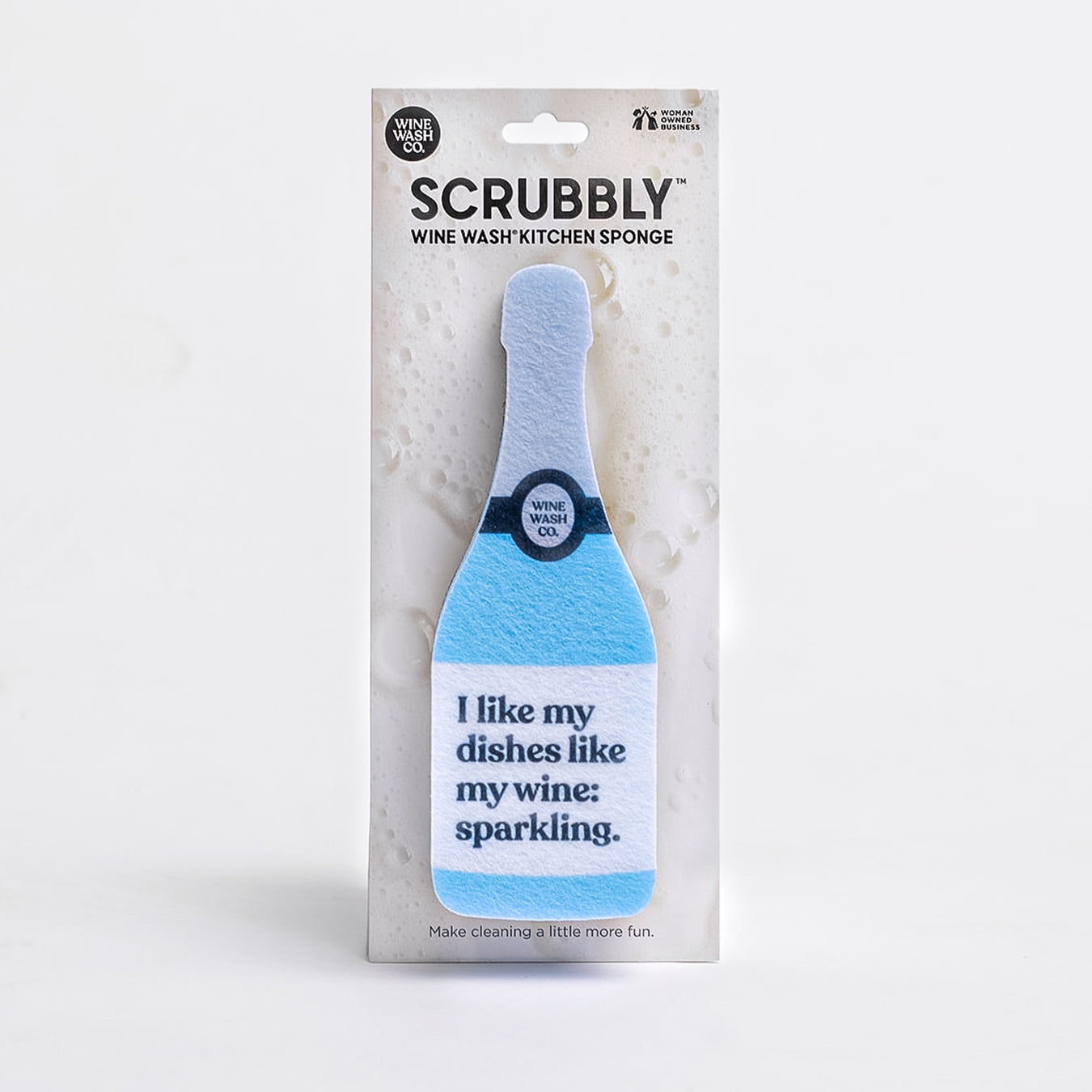Scrubbly™ Sponges | Wine shaped kitchen sponges!– Wine Wash Co.