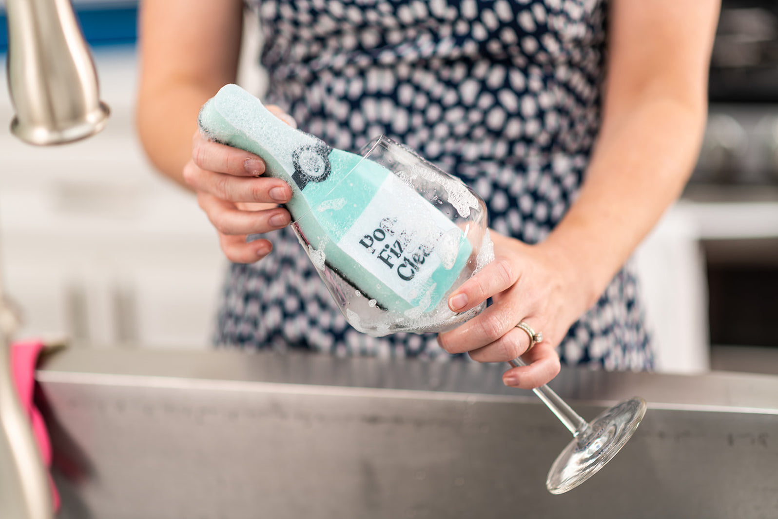 Scrubbly™ Sponges - Kitchen Sponges for Wine Lovers!– Wine Wash Co.